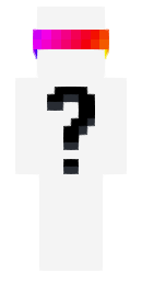 White Question Mark with Spokeishere's headband Minecraft Skin